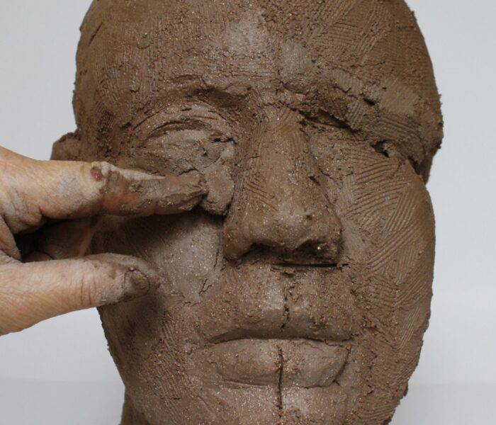 Making A Ceramic Head by Beatrice Hoffman