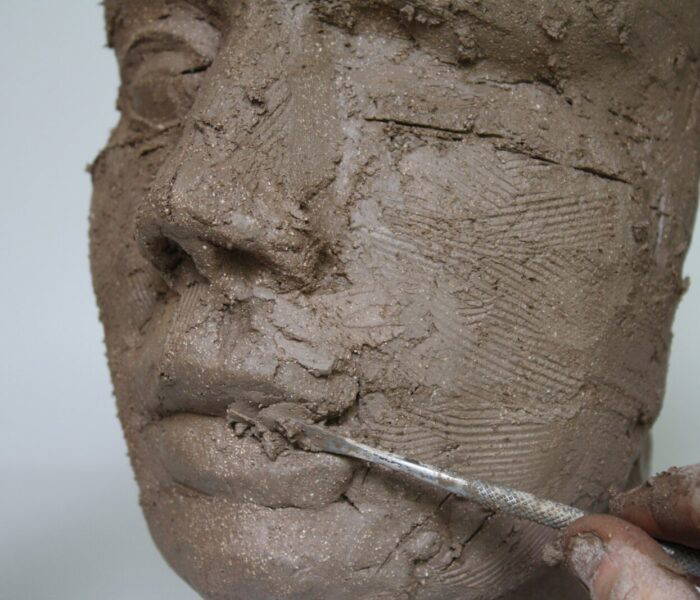 Making A Ceramic Head by Beatrice Hoffman