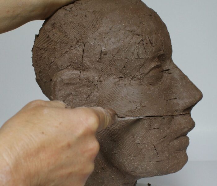Making A Ceramic Head by Beatrice Hoffman